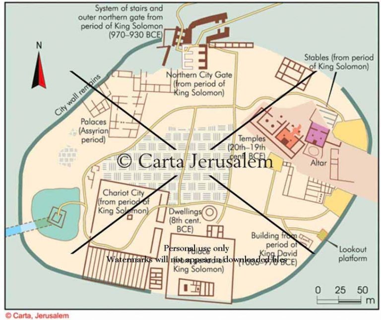 Tel Megiddo – Plan - Biblewhere