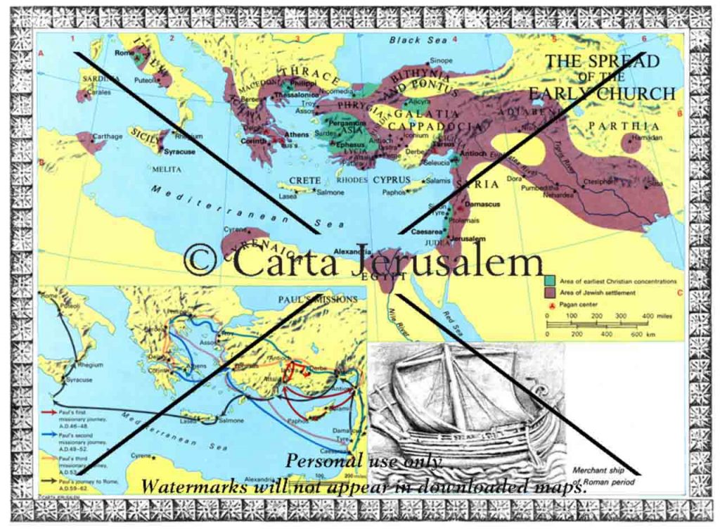 The Spread Of The Early Church - Paul's Missions - Biblewhere