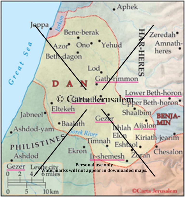 The Reconstructed “Danite” Tribal District - Second Solomonic District ...
