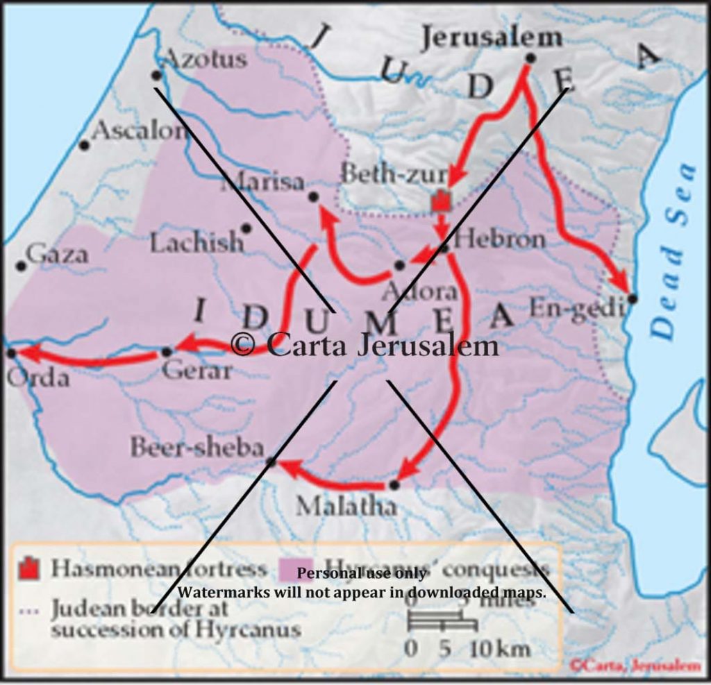 The Conquests Of John Hyrcanus In Idumea, 112 BCE - Biblewhere