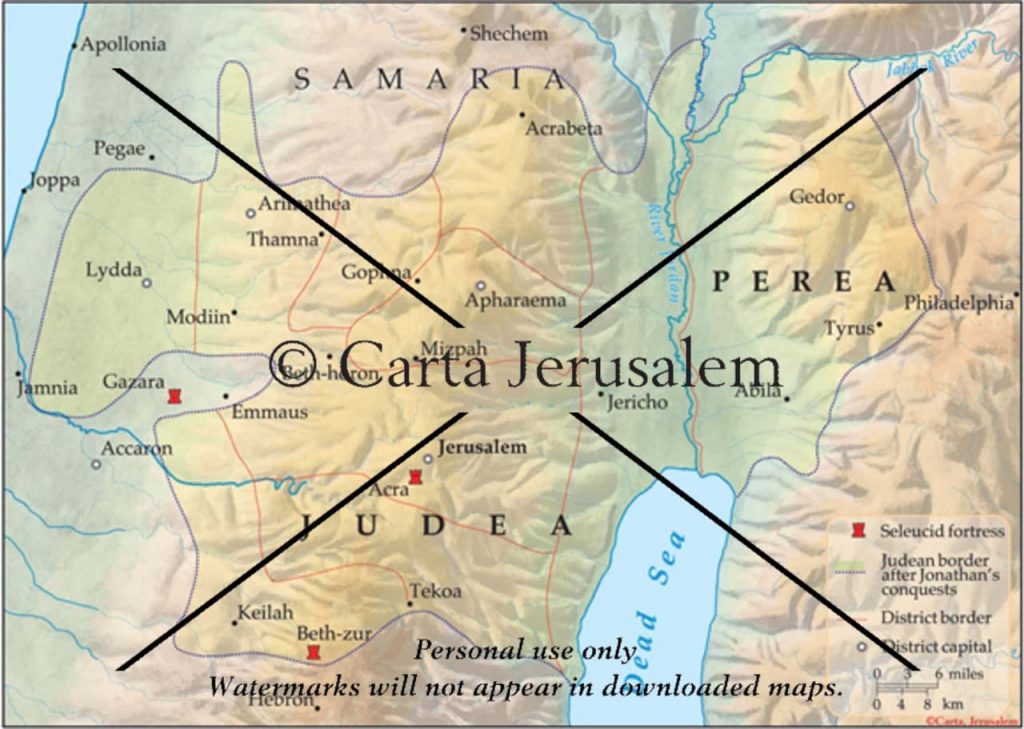 The Expansion Of Judea In The Days Of Jonathan, 152-142 BCE - Biblewhere