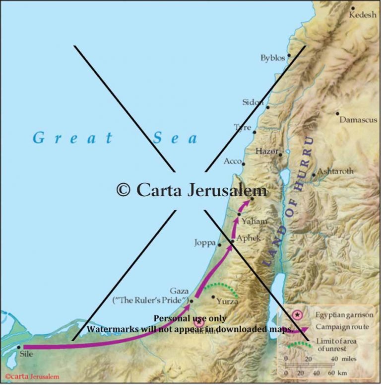 The First Official Campaign Of Thutmose III - Biblewhere