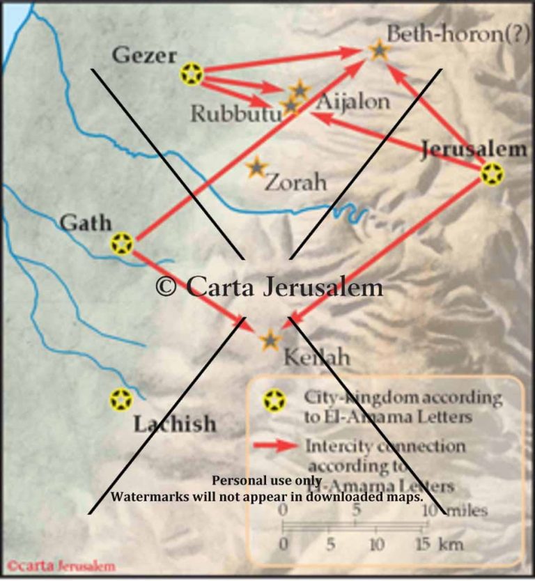 Jerusalem And The Cities Of The Shephelah In The Amarna Letters ...